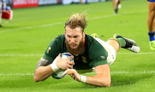 Rugby World Cup | South Africa v Italy | RG Snyman scores his first try ...