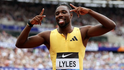 Lyles win last 100m before Olympics in personal best | SuperSport