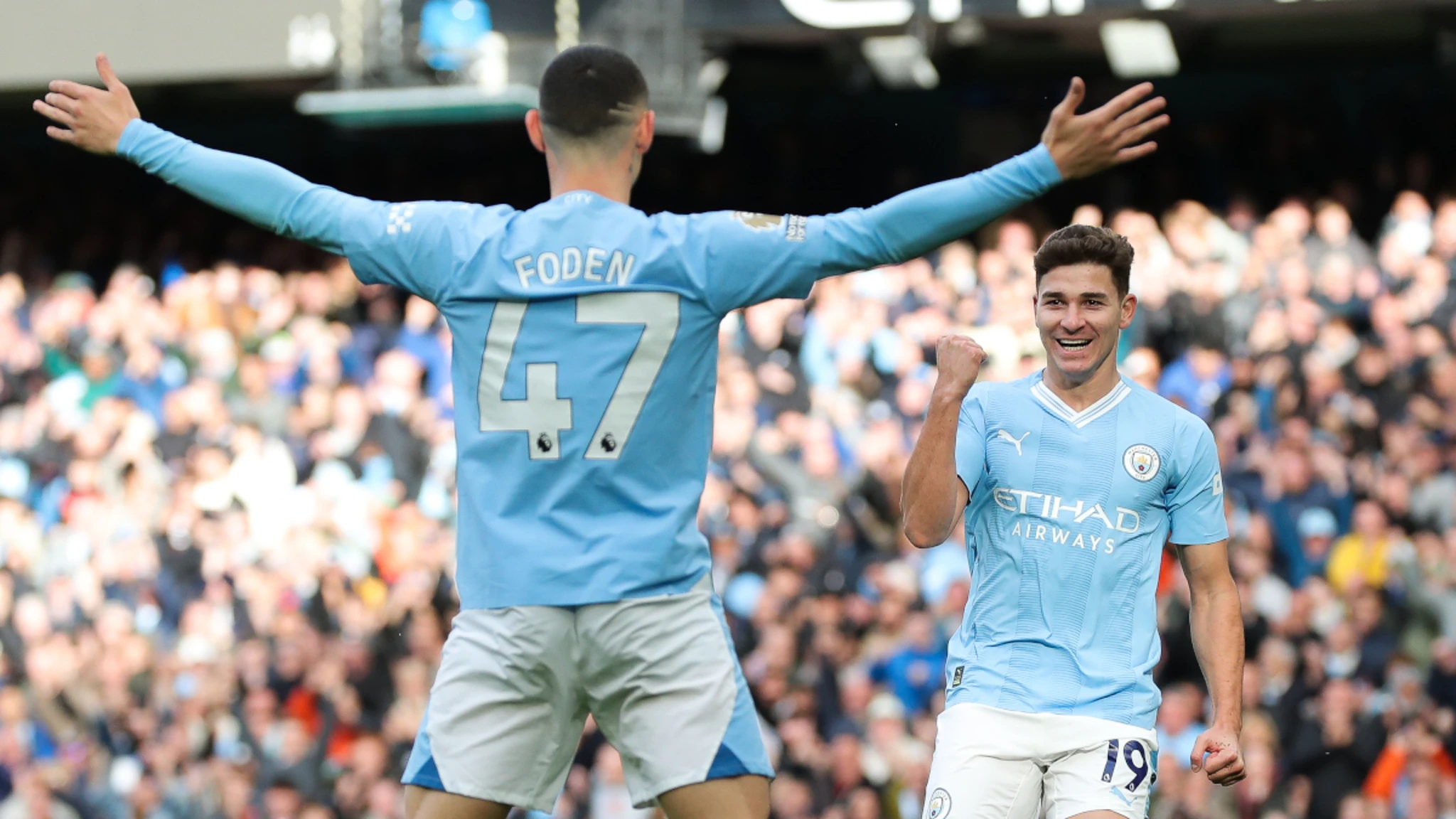 Man City return to Premier League summit after Liverpool win derby ...