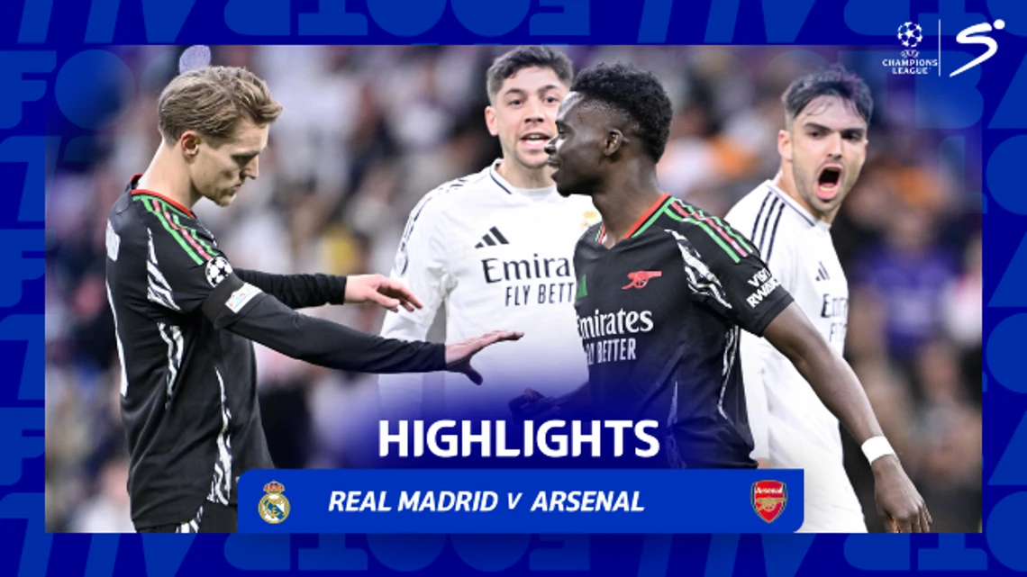 Real Madrid v Arsenal | Match Highlights | UEFA Champions League ...