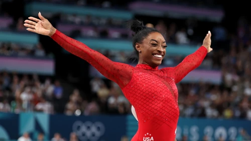 Simone Biles wins vault for third gymnastics gold of Paris Games ...