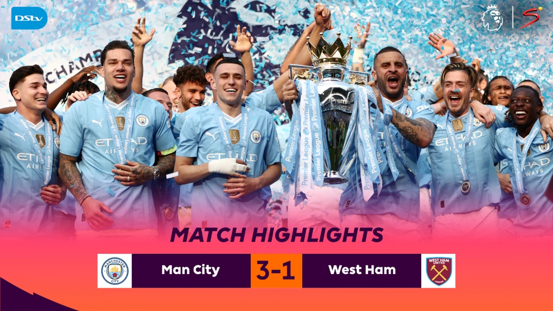 Manchester City v West Ham | Match in 3 Minutes | Premier League ...