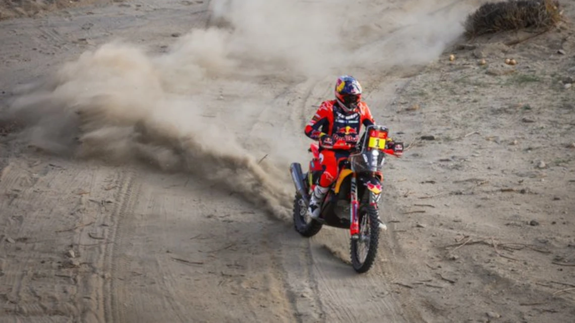 Dakar bike champion Sanders wins second stage to take lead | SuperSport
