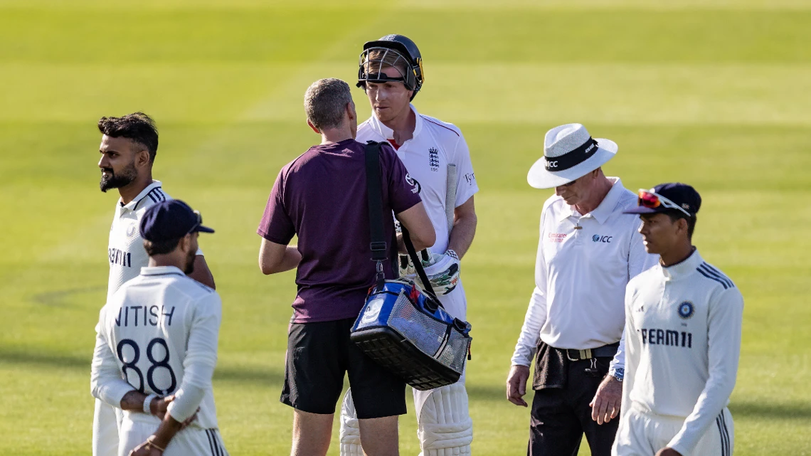 Crawley's last-over 'theatrics' against India spark time-wasting row at ...