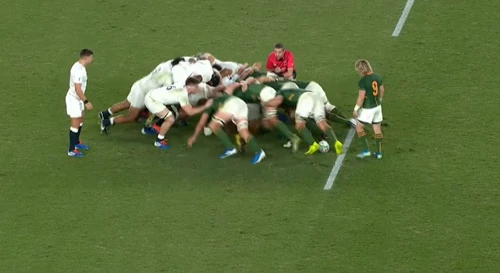 Rugby World Cup | Final | England v South Africa | Springboks scrum ...