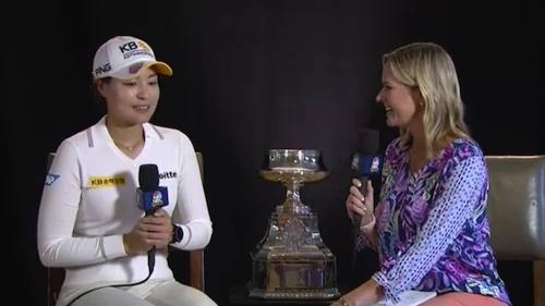 LPGA | 2022 KPMG Women's PGA Championship | Day 1 | Interview with Gee Chun | SuperSport