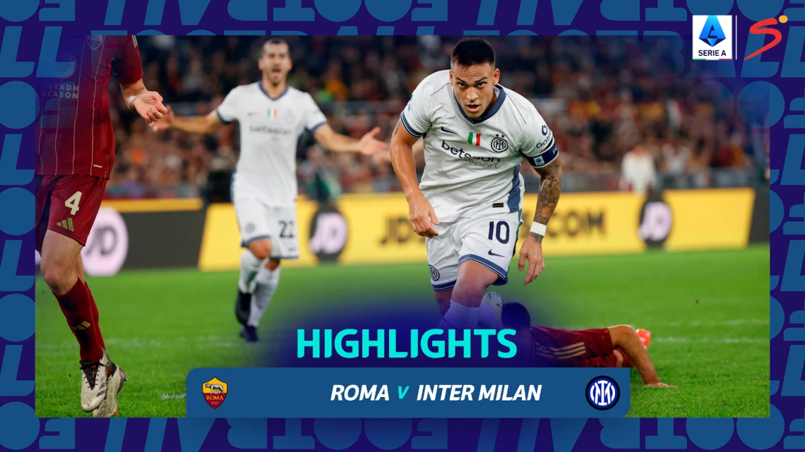 Roma v Inter Milan | Match Highlights | Italian Serie A Matchday 8 ...