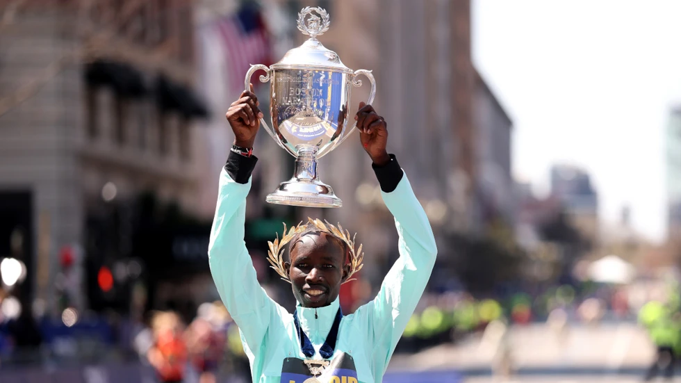 Korir wins Boston after early tumble, Lokedi denies Obiri 'three-peat ...