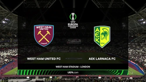 UEFA Europa Conference League | Round of 16 | 2nd Leg | West Ham United v AEK Larnaca ...