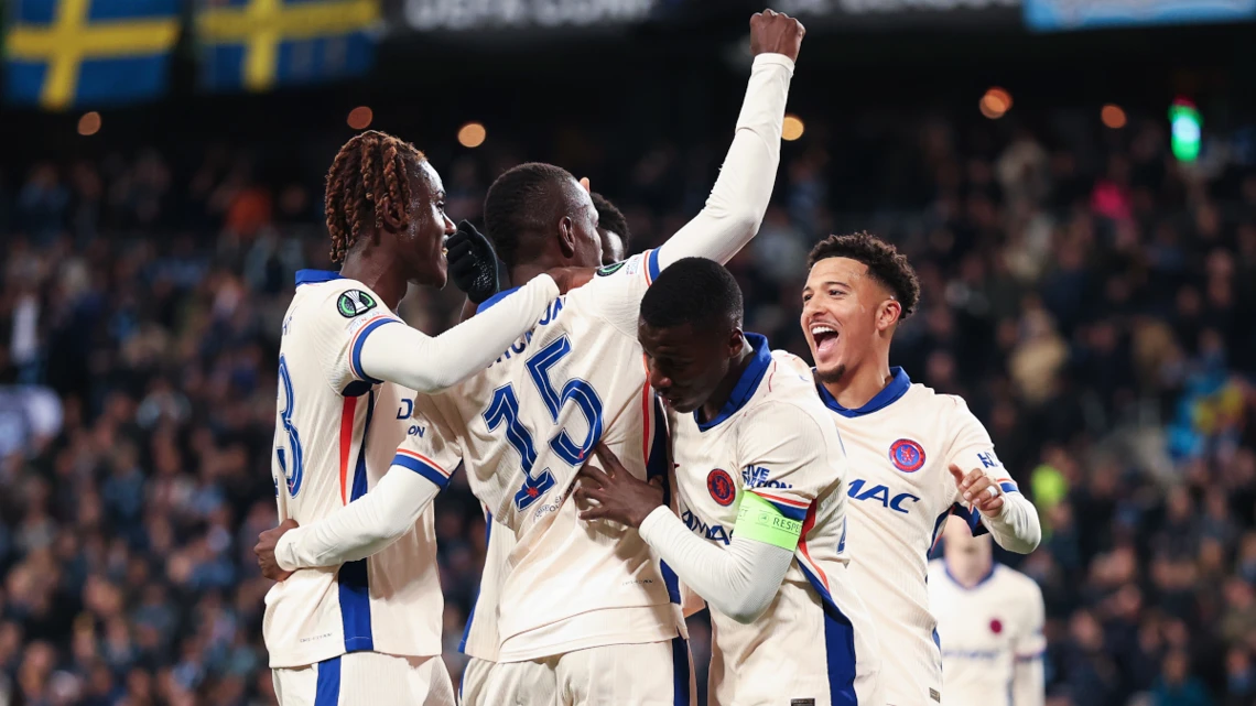 Chelsea close in on Conference League final with win at Djurgarden ...