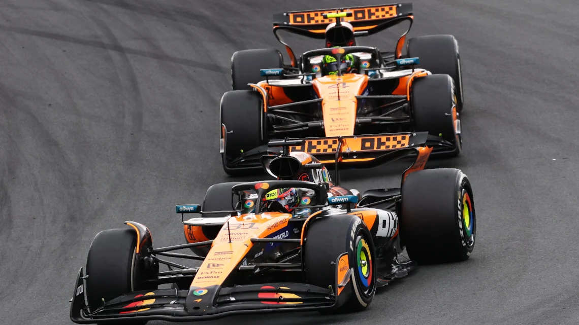 Title rivals Piastri, Norris bid to secure teams' crown for McLaren ...