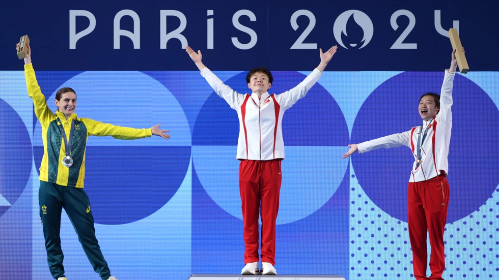 Chinas Chen Wins Womens 3 Metre Springboard Gold Supersport