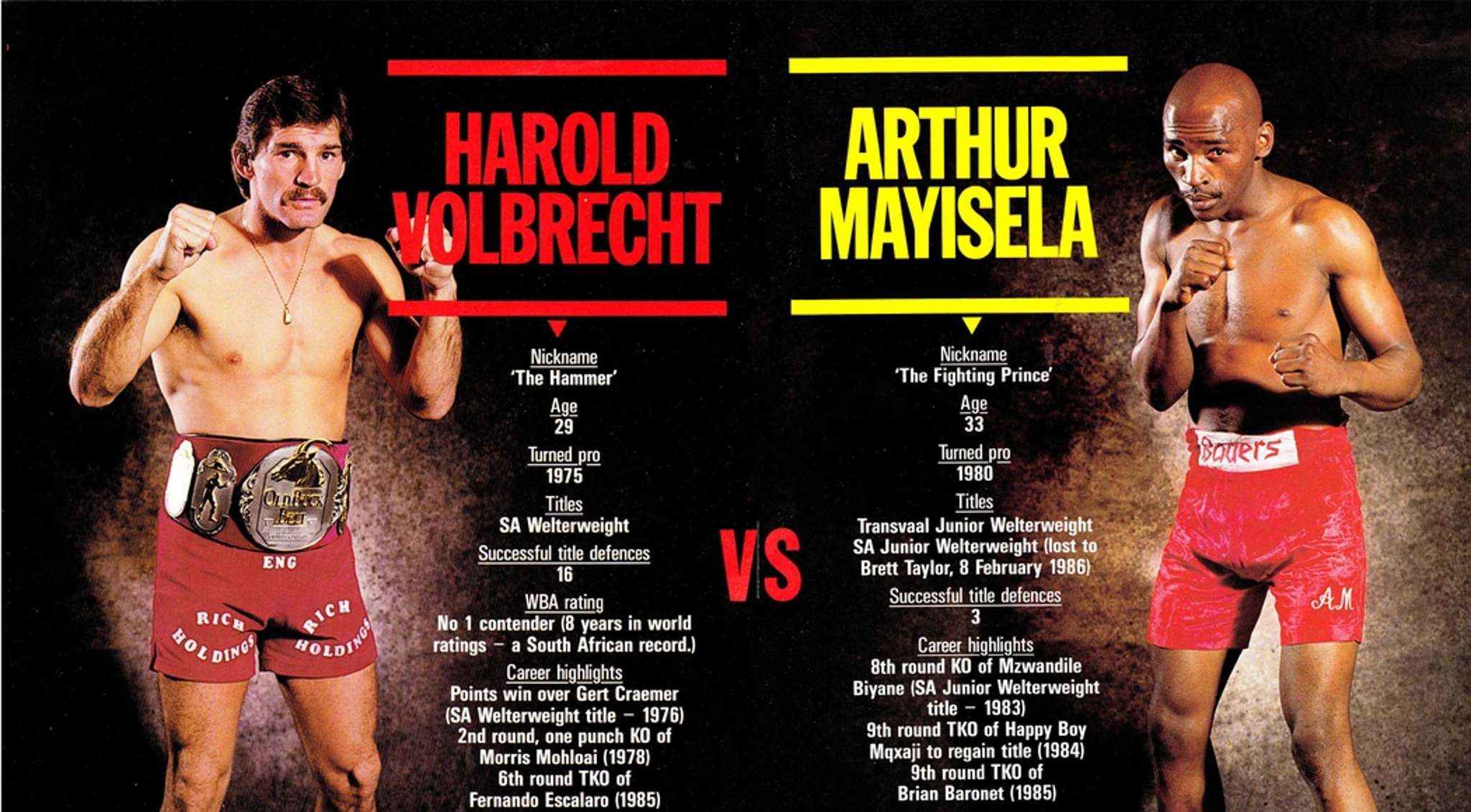 Arthur Mayisela - one of South Africa’s most charismatic fighters ...