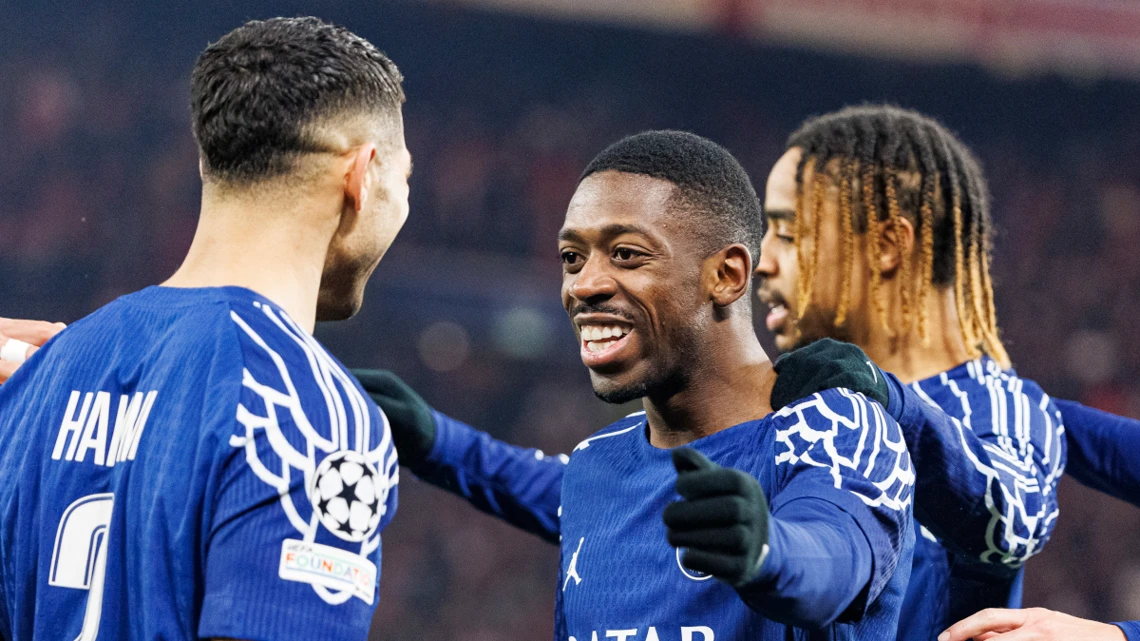 Dembele hits hat-trick as PSG reach Champions League knockouts | SuperSport