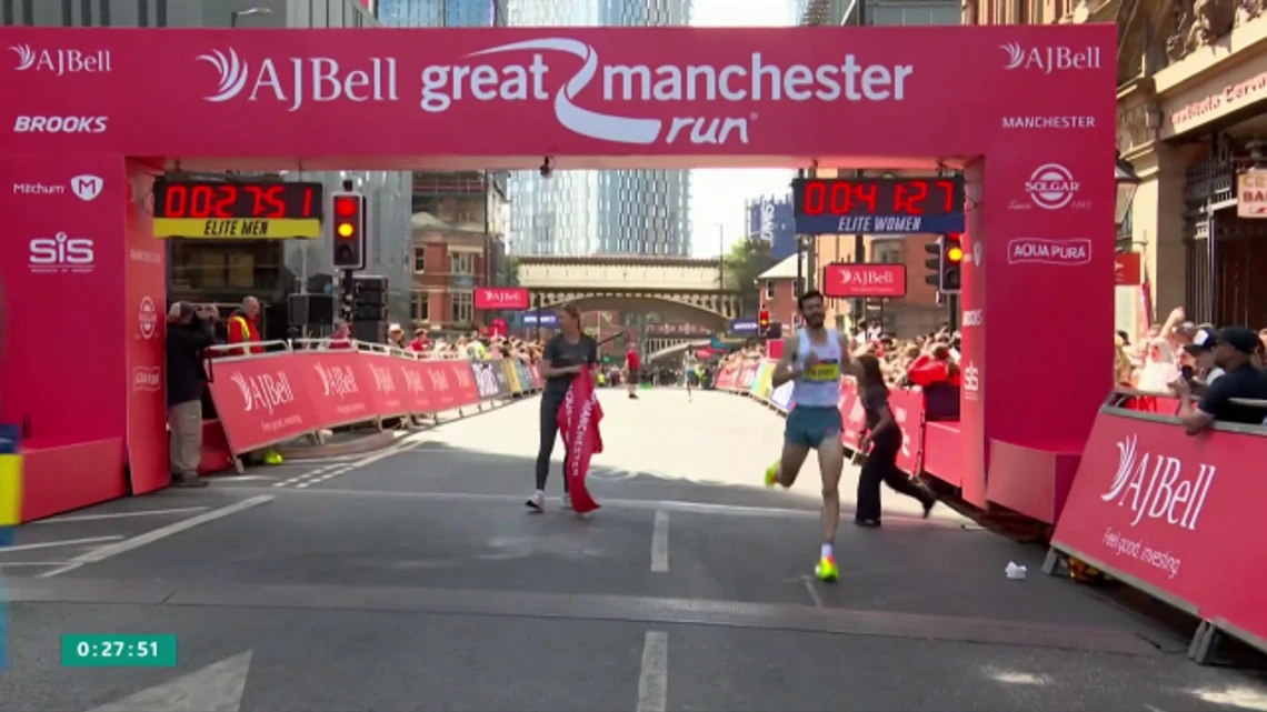 10km | Highlights | Greater Manchester Run | SuperSport