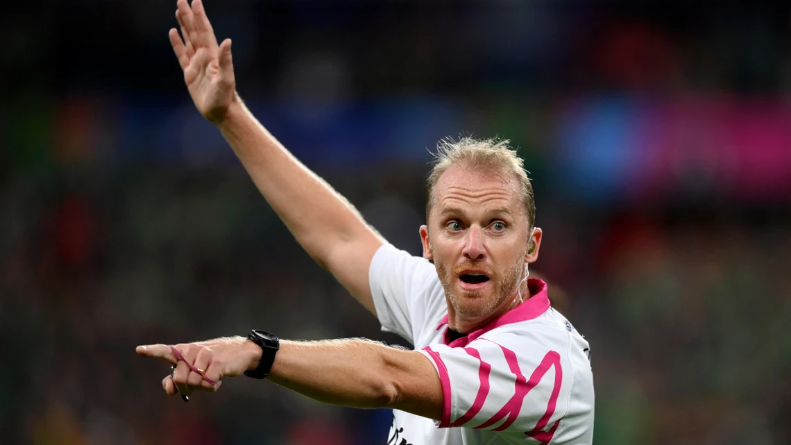 Rugby World Cup final referee Barnes retires after 111 internationals ...