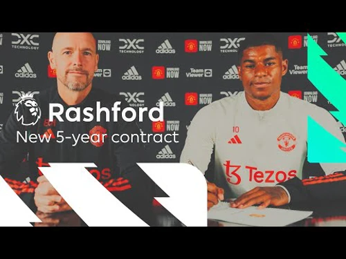 New 5-year contract signed! The best of Rashford at Man United ...