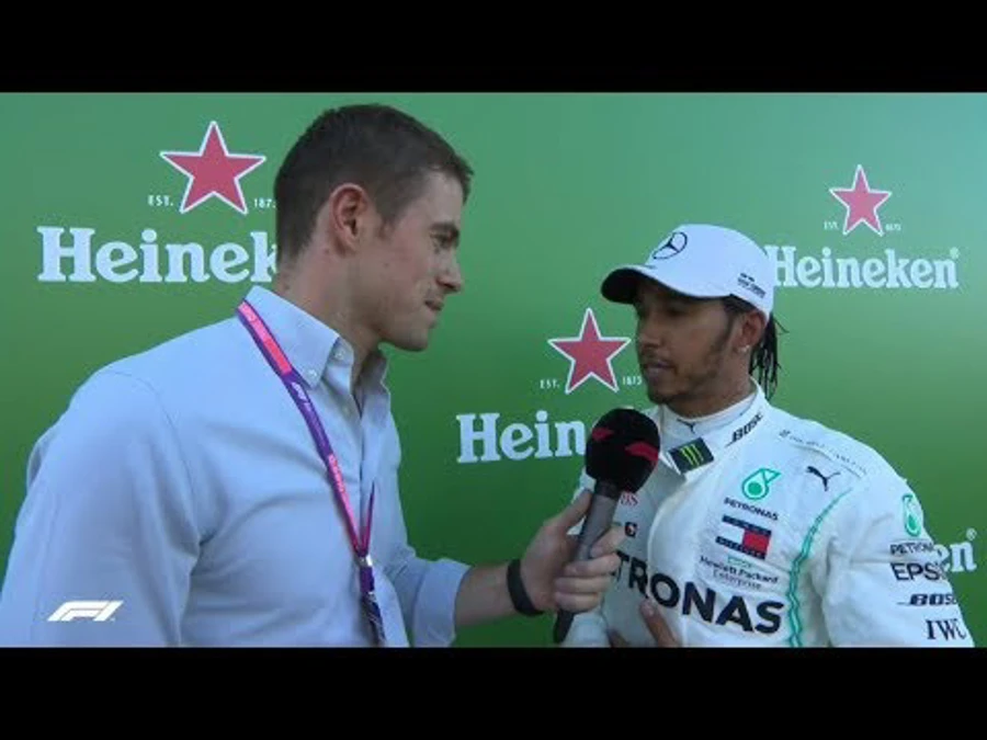F1 | Japanese Grand Prix | Post-race interview with Lewis Hamilton ...