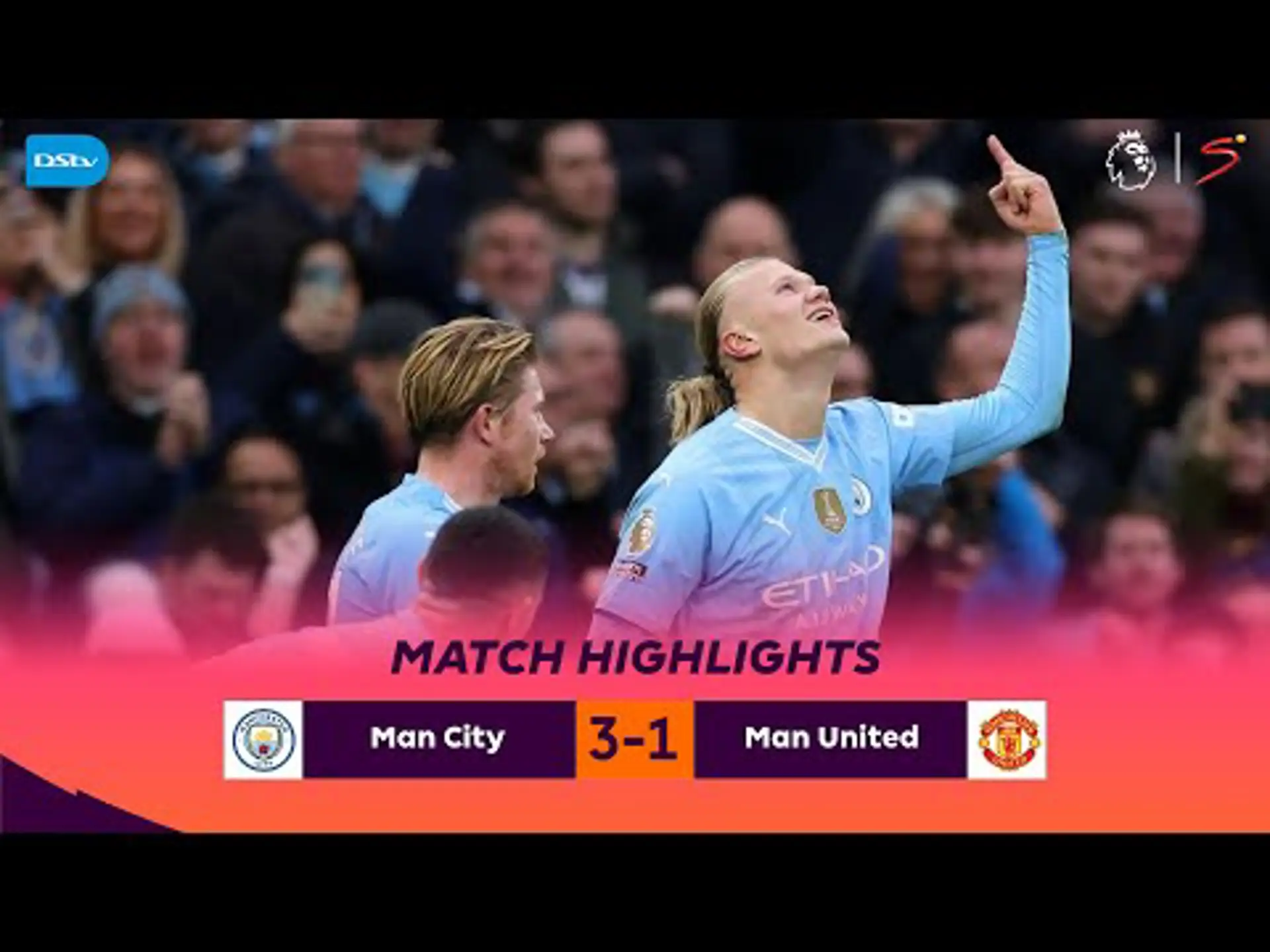 Manchester City V Manchester United Match In 3 Minutes Premier