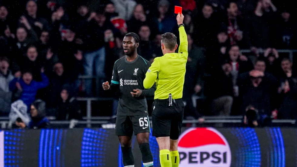 Red card for Nallo was cruel, says Liverpool's Slot | SuperSport