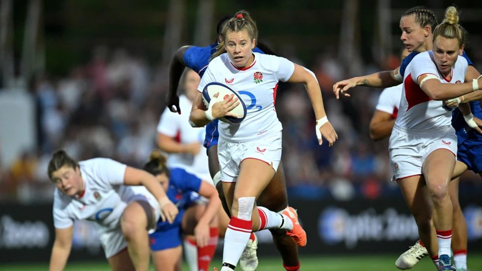 Power display from England as they get ready for Women's Rugby World ...