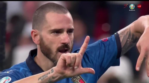UEFA Euro 2020 | Final | Italy v England | Goal | Leonardo Bonucci ...