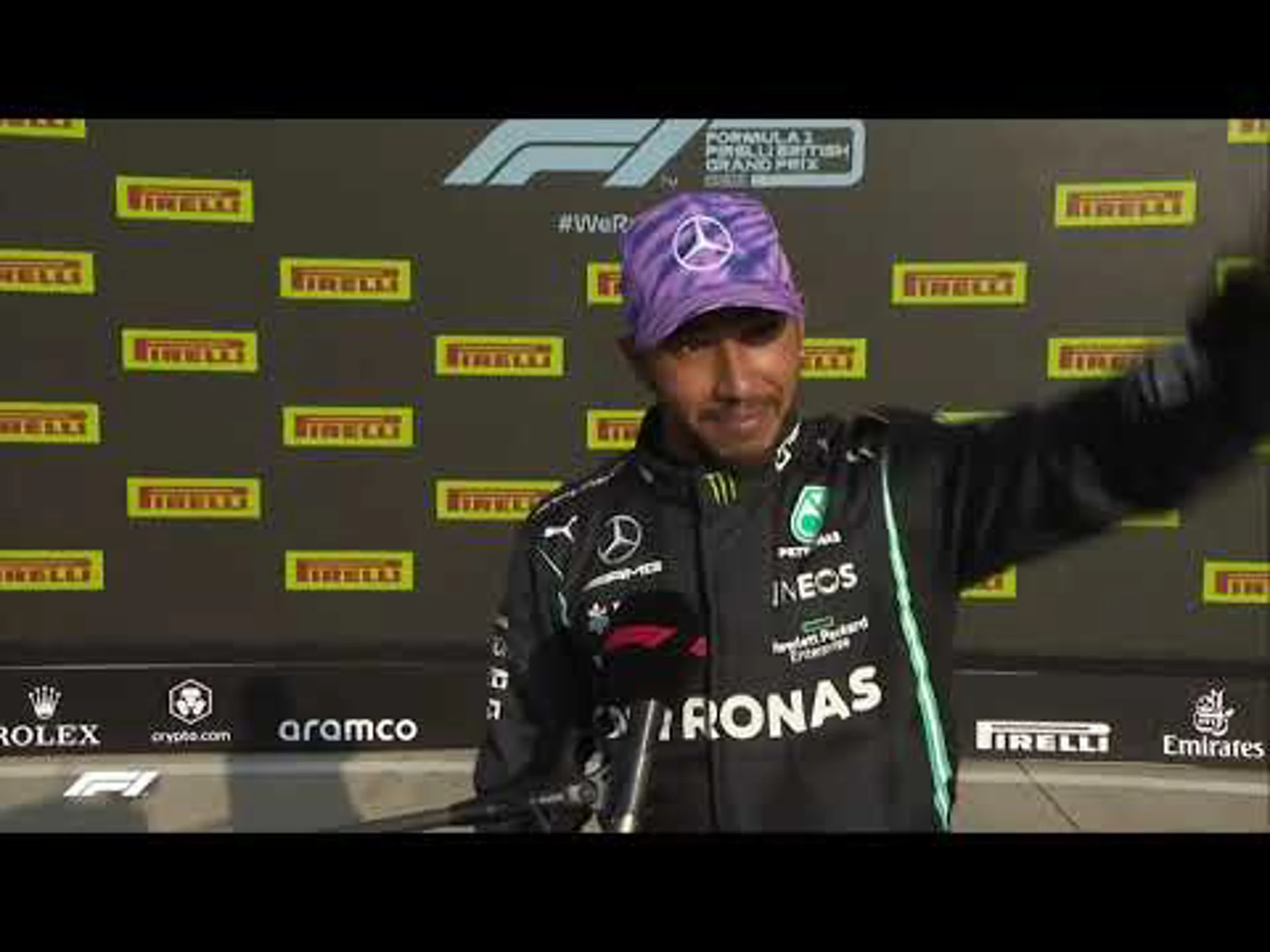 Formula 1 | British Grand Prix | Qualifying | Interview with Lewis ...