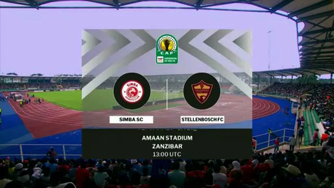 Simba v Stellenbosch FC | Match Highlights | CAF Confederation Cup ...