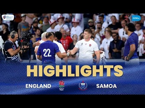 England v Samoa | Match Highlights | Rugby World Cup 2023 | Pool D | SuperSport