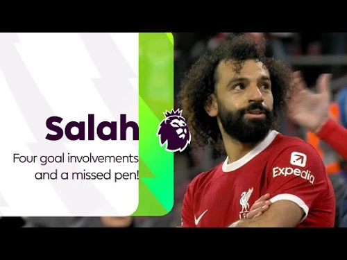 FOUR goal involvements and a missed penalty for Salah | Premier League ...