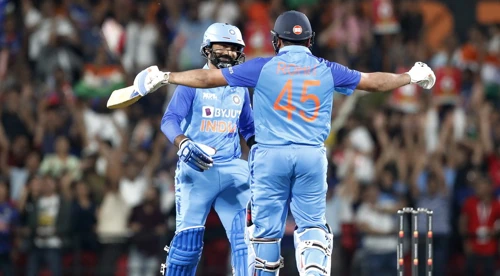 India's Rohit levels Australia T20 series in shortened match | SuperSport