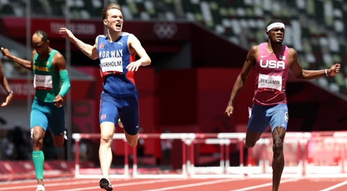 No way I ran 46.1 and lost - US's Benjamin in disbelief | SuperSport