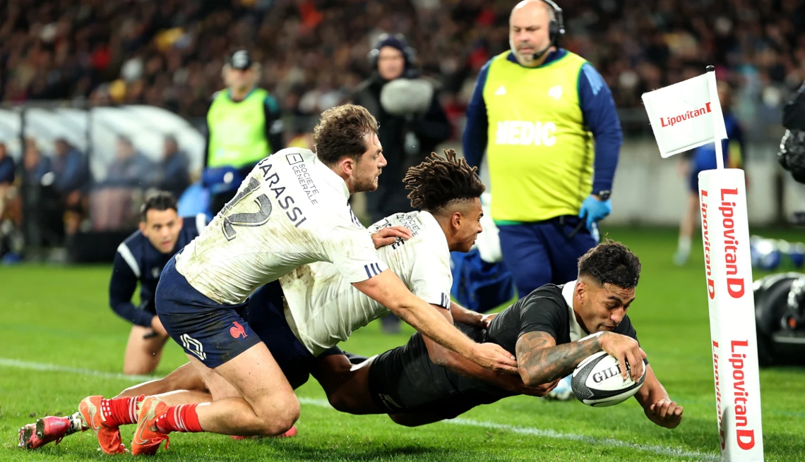 All Blacks score six tries to hammer under-strength France | SuperSport
