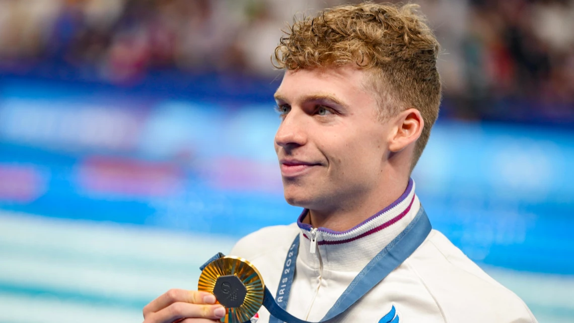 Crazy to be compared to Phelps and Spitz, says Marchand | SuperSport