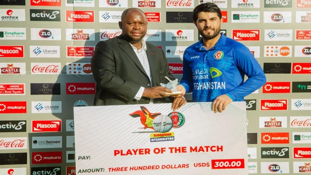 Rasooli half-century helps Afghanistan beat Zimbabwe in second T20 ...