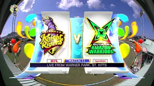Caribbean Premier League | Trinbago Knight Riders v Guyana Amazon ...