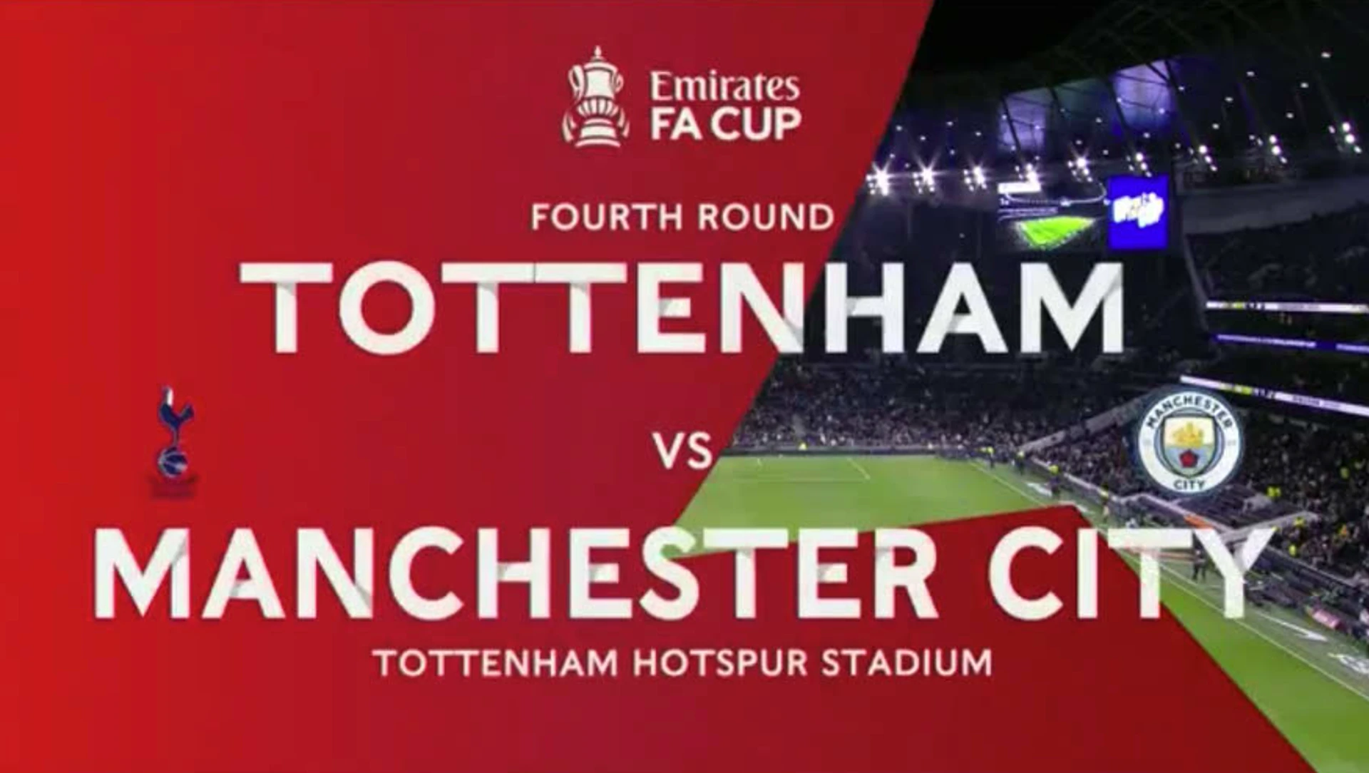 Tottenham Hotspur V Manchester City Match Highlights Fourth Round