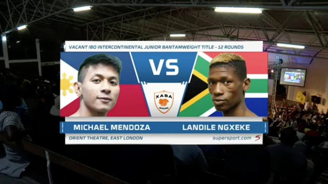 Boxing | IBO Junior Bantam Intercontinental | Landile Ngxeke v Michael ...