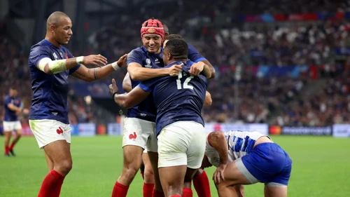 France thrash Namibia but worry over Dupont injury | SuperSport