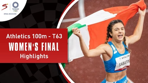 Tokyo 2020 Paralympic | Gold Medal Moments | Athletics | Women's 100m ...